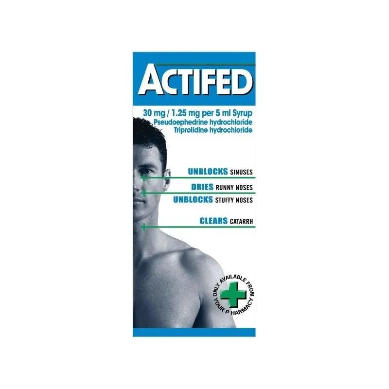 Actifed | For Cold & Flu Relief | O'Sullivans Pharmacy