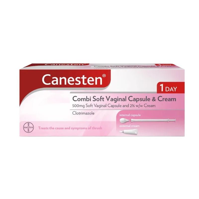 Canesten Combi Capsule & Cream Clotrimazole | Thrush Cream