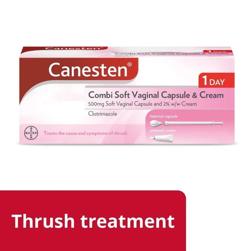 Canesten Combi Capsule & Cream Clotrimazole | Thrush Cream