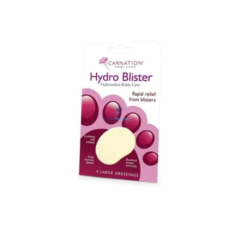 Carnation Hydrocolloid Blister Treatment 4 Pack | Footcare