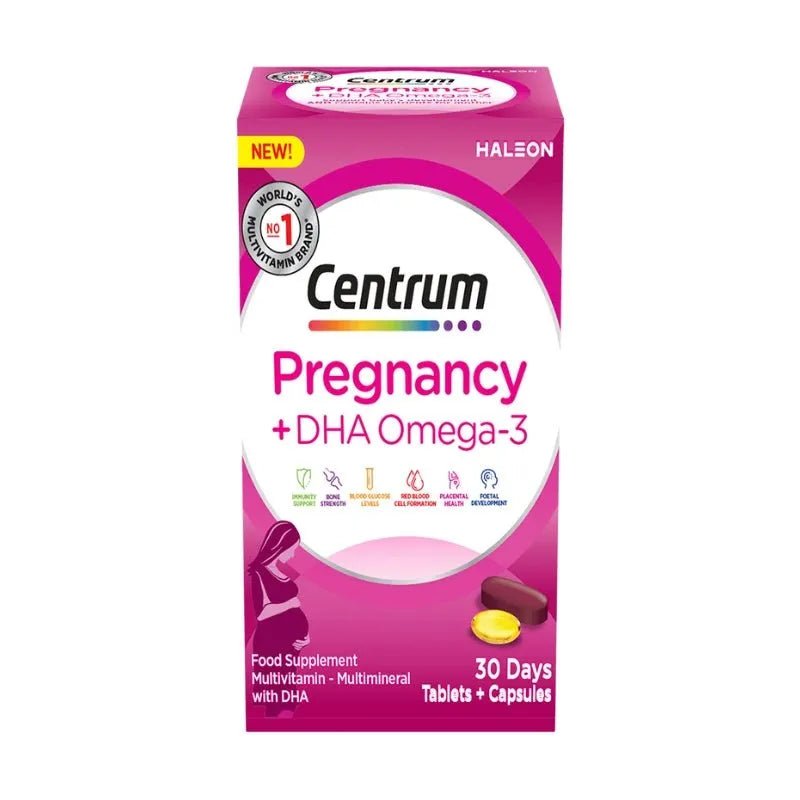 Centrum Pregnancy With Omega Tablets 30 Pack | O'Sullivans