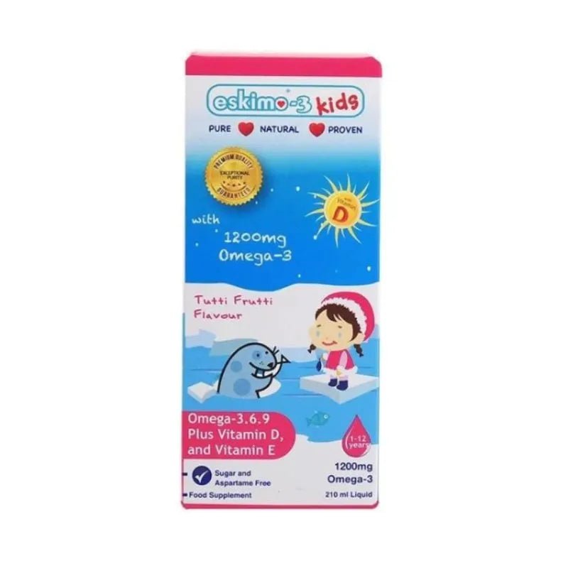 Eskimo Oil | Kids Omega 3 Liquid Tutti Frutti