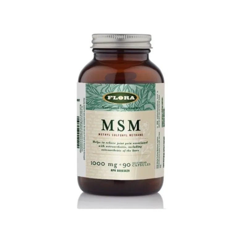 Flora MSM 1000mg 90 Capsules | Inflammation