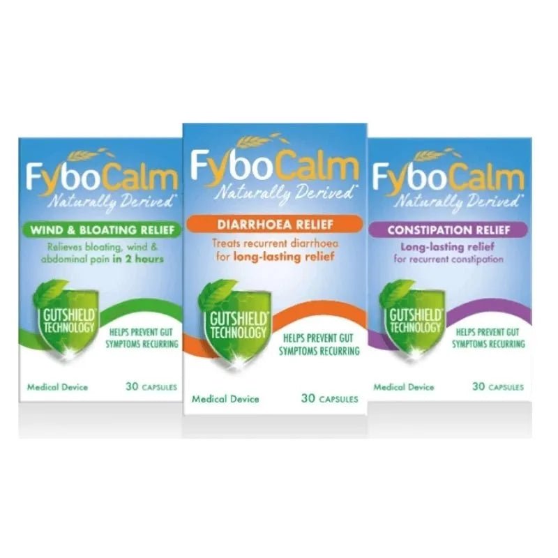 Fybocalm Diarrhoea Relief Capsules 30 Pack | O'Sullivans