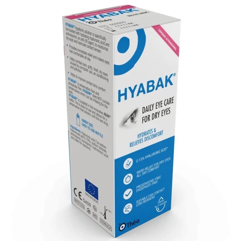 Hyabak Dry Eye Drops 10ml | O'Sullivans Pharmacy | Medicines