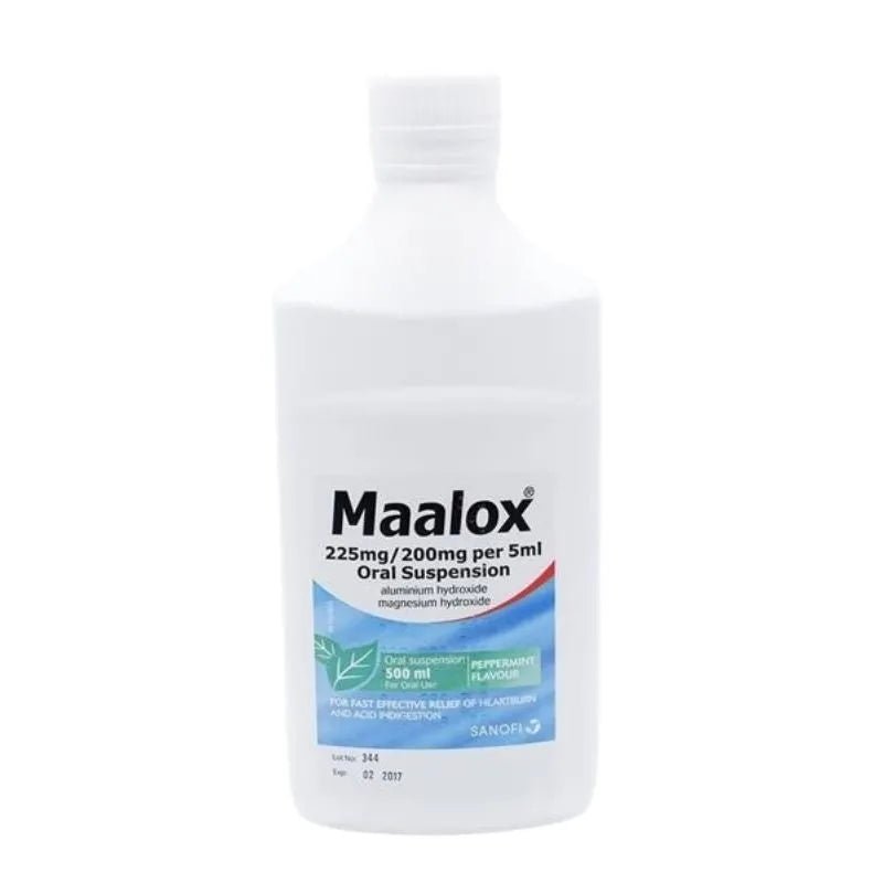 Maalox Oral Suspension 250ml | Antacid | O'Sullivans Pharmacy