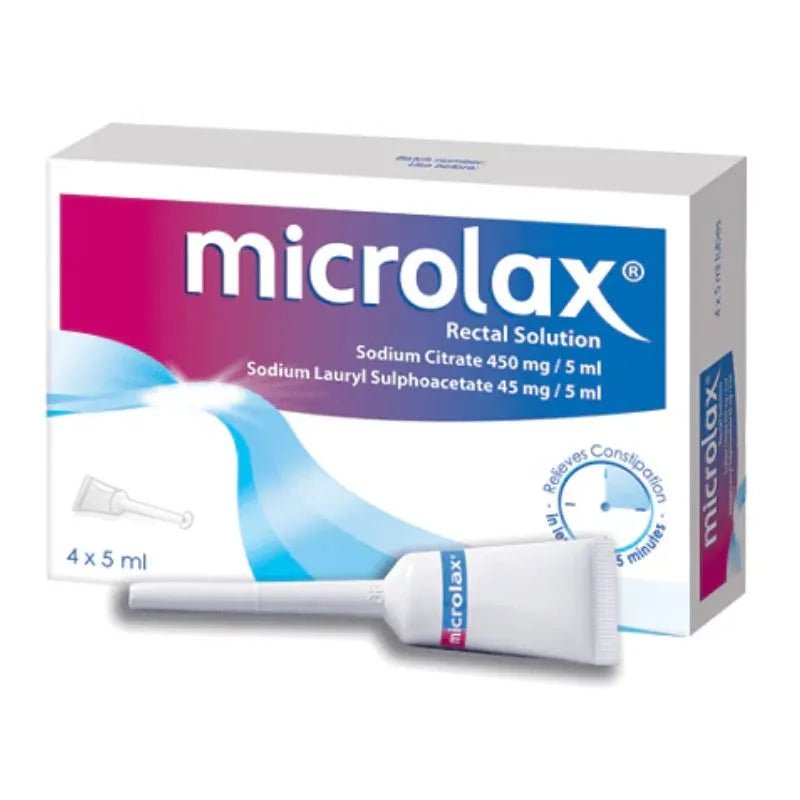 Microlax 5ml Tubes 4 Pack | Constipation Relief