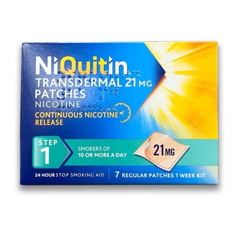 Niquitin Classic Step 1 21mg X 7 Patches | O'Sullivans Pharmacy