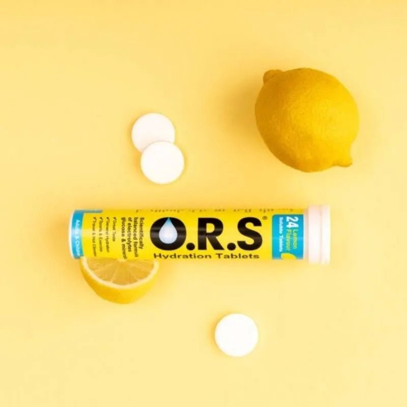 ORS Oral Rehydration Salts Lemon 24 Pack | Hydration