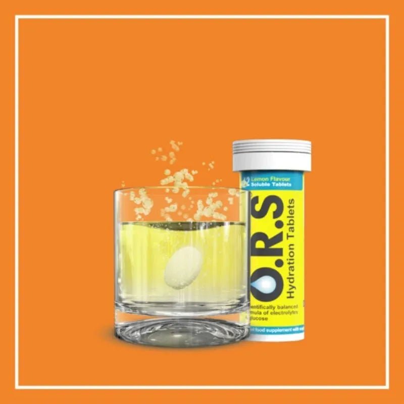 ORS Oral Rehydration Salts Lemon 24 Pack | Hydration