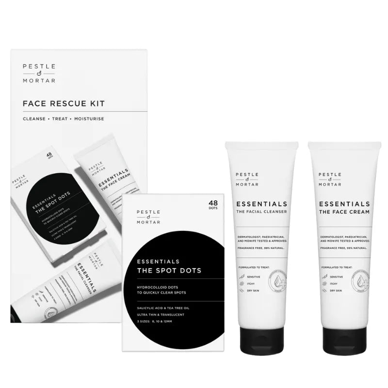Pestle & Mortar The Face Rescue Kit | Skincare | O'Sullivans