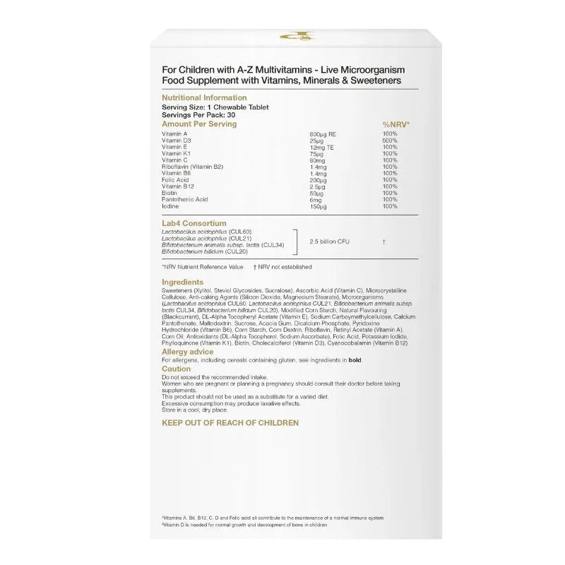 Proven Probiotics A Z Multivitamins For Children | Probiotics