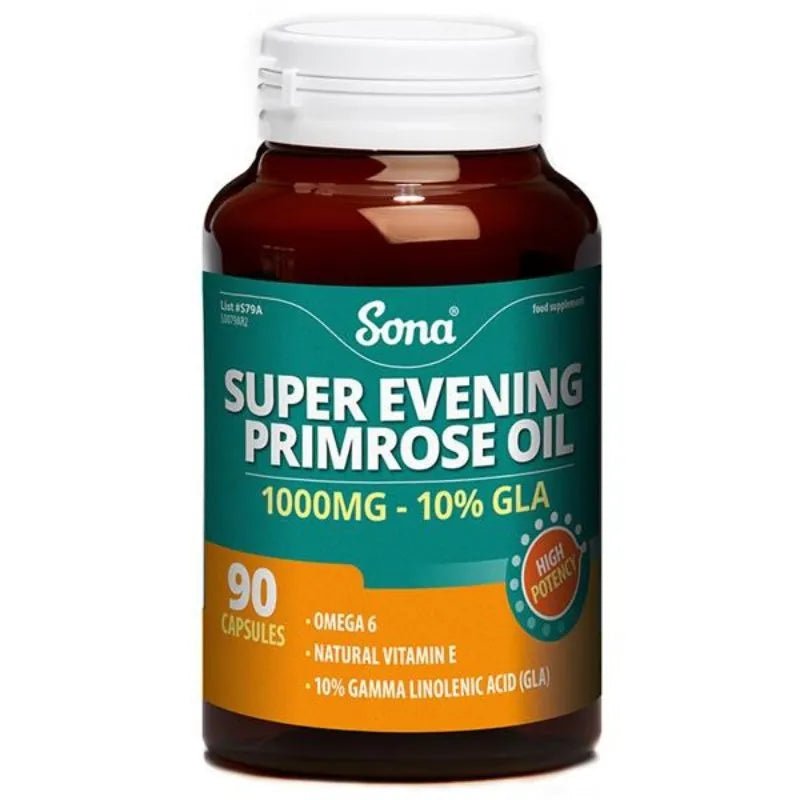 Sona Evening Primrose Oil 1000mg Capsules 90 Pack | Omega