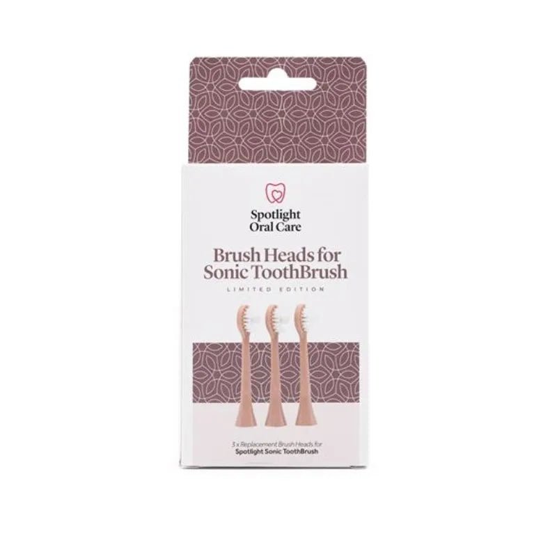Spotlight Replacement Heads Sonic Toothbrush Gold | Brush Heads