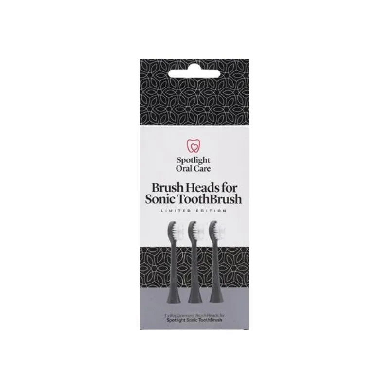 Spotlight Sonic Toothbrush Replacement Heads Grey | Brush Heads