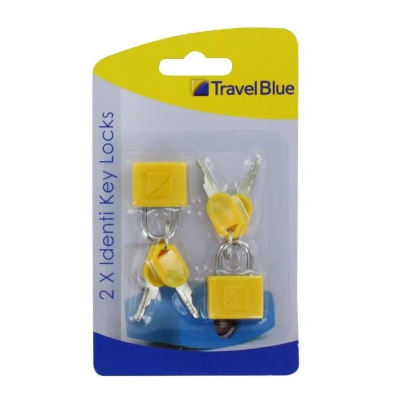 Travel Blue Identi Key Locks | O'Sullivans | Holiday Care