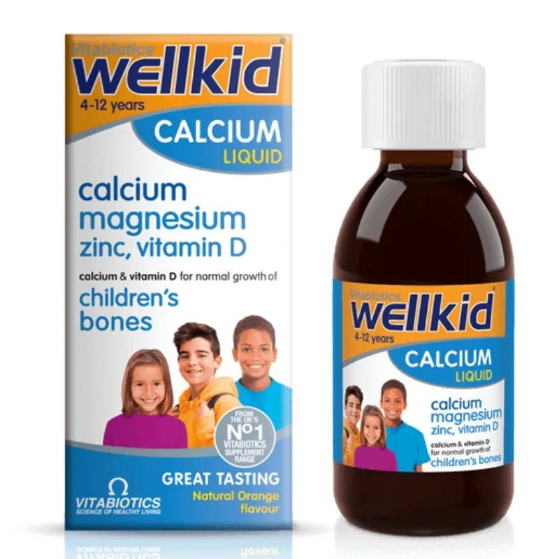 Vitabiotics Wellkid Calcium Liquid 150ml | O'Sullivans Pharmacy