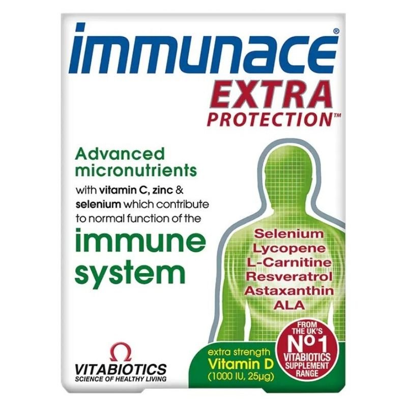 Vitabiotics Immunace Extra Protection Tablets 30 | O'Sullivans